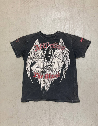Pre-owned Affliction X Vintage Affliction Y2k Thrashed Skull Cyberpunk ...