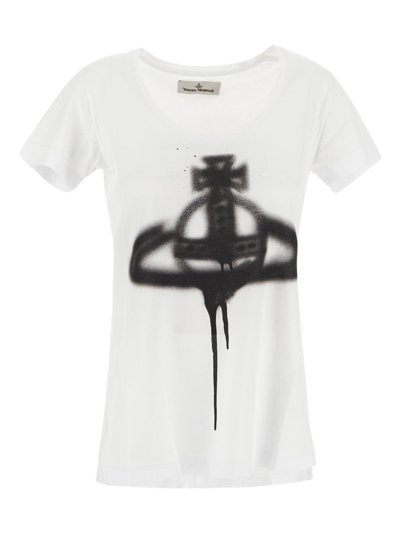 Vivienne Westwood Lollo T-shirt In White | ModeSens