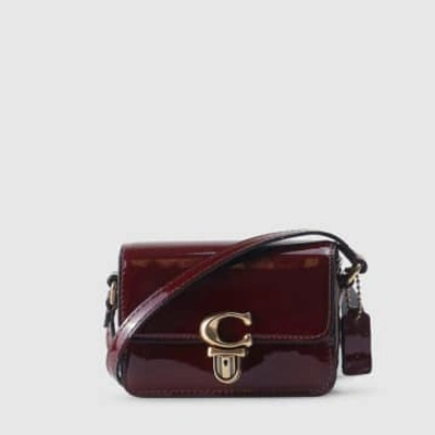 Coach Women's Studio 12 Burgundy Shoulder Bag | ModeSens