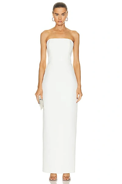 Rachel Gilbert Minah Strapless Maxi Dress In Ivory | ModeSens
