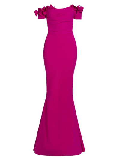 Chiara Boni La Petite Robe Women's Yiana Floral Appliqué Gown In ...