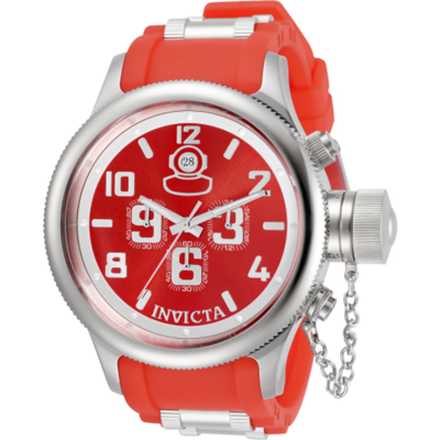 Invicta Pro Diver Chronograph Gmt Quartz Red Dial Mens Watch 32992 In ...