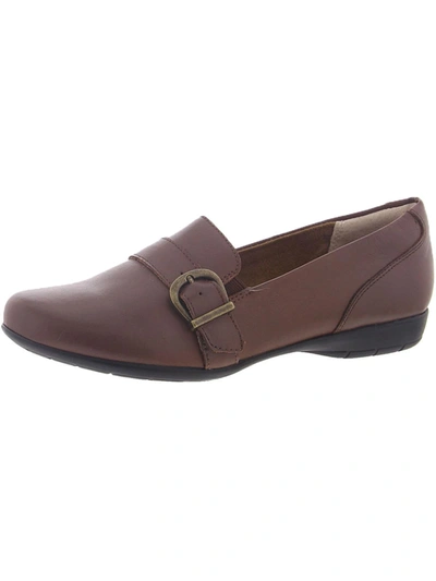 Array Whitney Womens Leather Buckle Loafers In Brown | ModeSens