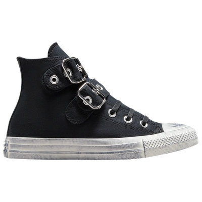 Converse Womens Chuck Taylor All Star Strap With Buckle Hi In Egret ...