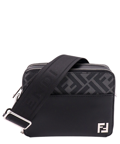Fendi Ff Crossbody Bag In Black | ModeSens