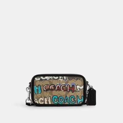 Coach X Mint + Serf Wyatt Crossbody In Signature Canvas In Multi | ModeSens