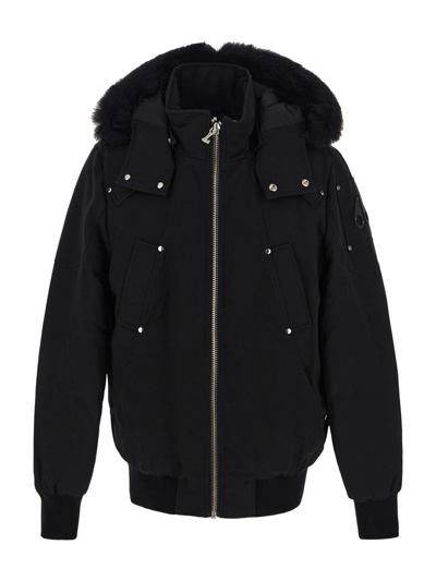 Moose Knuckles Ballistics Bomber In Black | ModeSens