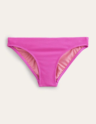 Boden Classic Texture Bikini Bottoms Amazing Pink Honeycomb Women In ...