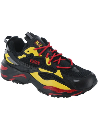 Fila Ray Tracer Mens Leather Gym Running Shoes In Multi | ModeSens