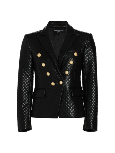 Generation Love Angie Vegan Leather Blazer In Black | ModeSens