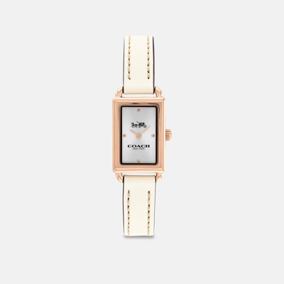 Coach Outlet Liz Watch, 24 Mm In White | ModeSens