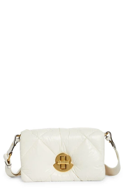 Moncler Puff Quilted Nylon Crossbody Bag In White | ModeSens GB