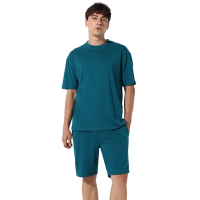 Campus Sutra Basic Oversized Co-ord Set In Blue | ModeSens