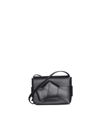 Acne Studios Musubi Bow Detail Crossbody Bag In Black | ModeSens