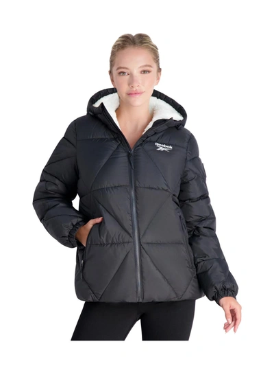 Reebok Womens Quilted Insulated Puffer Jacket In Grey | ModeSens