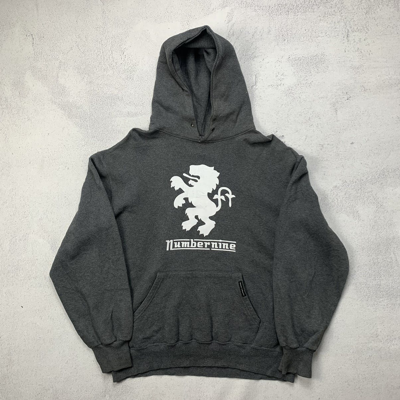Pre-owned Number N Ine Number Nine Lambretta Logo Hoodie In Grey | ModeSens