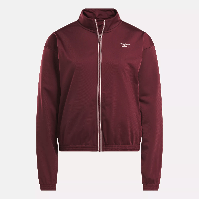 Reebok Identity Back Vector Tricot Track Jacket In Red | ModeSens
