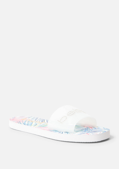 Bebe Liliana Slides In White Water | ModeSens