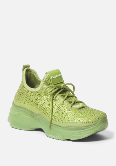 Bebe Leyla Sneakers In Moss | ModeSens