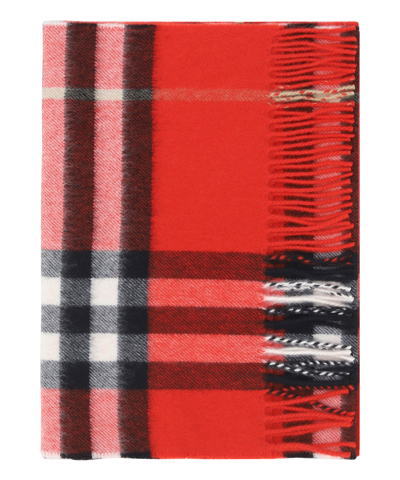 Burberry Cashmere Scarf In Red | ModeSens