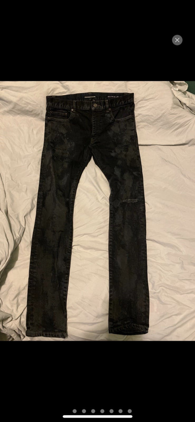 Pre-owned Hedi Slimane X Saint Laurent Paris Fw13 Stained Effect Denim ...