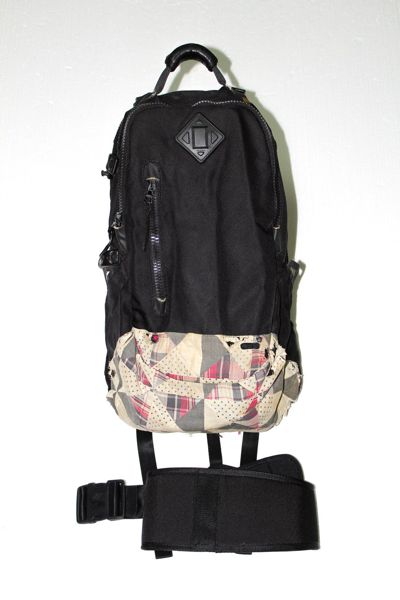 Pre-owned Visvim Ballistic 20l Backpack (patchwork) In Black | ModeSens