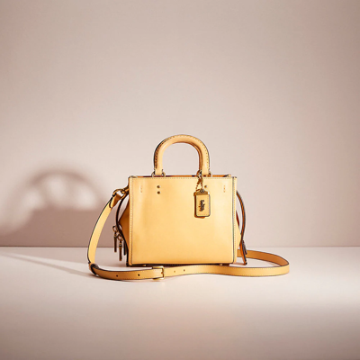 Coach Restored Rogue 17 In Original Natural Leather In Brass/carrot ...