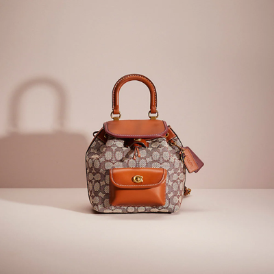 Coach Upcrafted Riya Backpack 21 In Signature Textile Jacquard | ModeSens