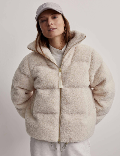 Varley Wilkins Sherpa Puffer Jacket In Multi | ModeSens