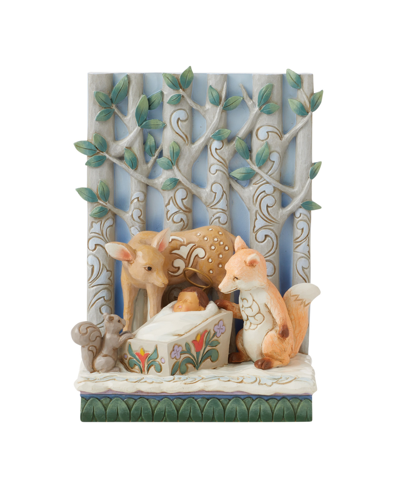 Jim Shore Baby Jesus And Animals Figurine In Multi | ModeSens