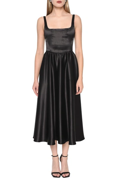 Wayf Desi Bustier Midi Dress