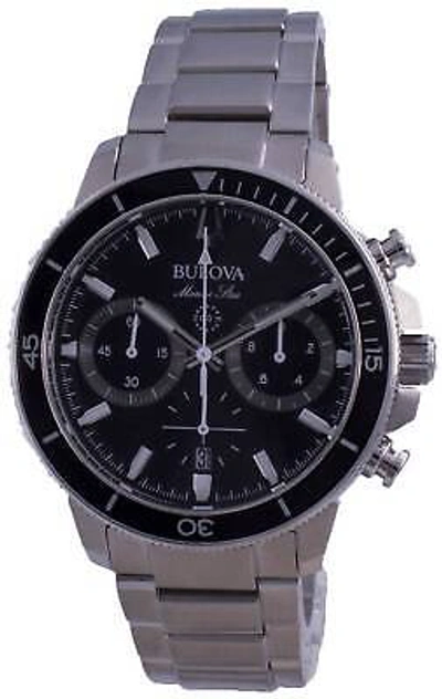 Pre-owned Bulova Marine Star Quartz Diver's 96b272 200m Men's Watch ...