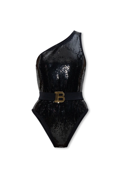 Balmain Sequinned One Piece Swimsuit In New | ModeSens