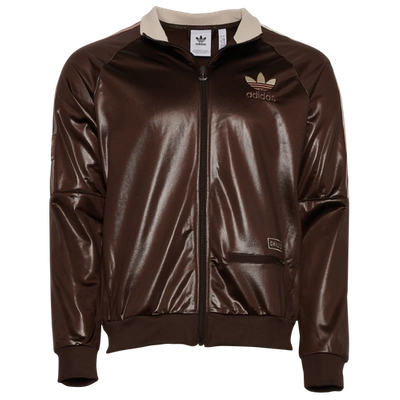 Adidas Originals Mens Chile Track Jacket In Brown/beige | ModeSens