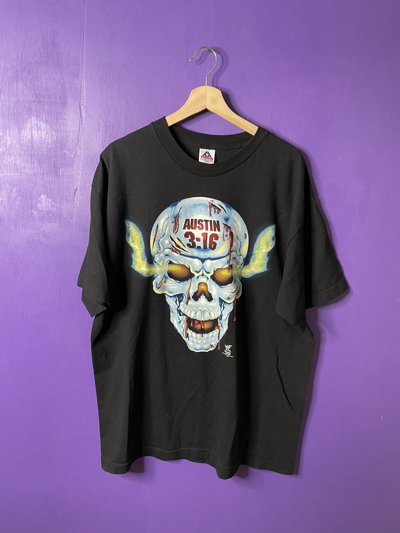 Pre-owned Vintage X Wwf Vintage 90's Stone Cold Austin 3:16 Blood T ...