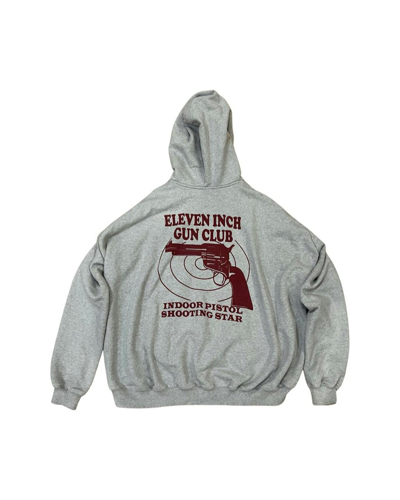 Pre-owned Vetements 11 Eleven Inch Gun Club Hoodie Homme In Grey | ModeSens