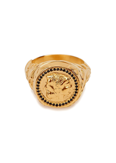 Missoma X Harris Reed Janus Locket 18kt Gold-plated Signet Ring | ModeSens