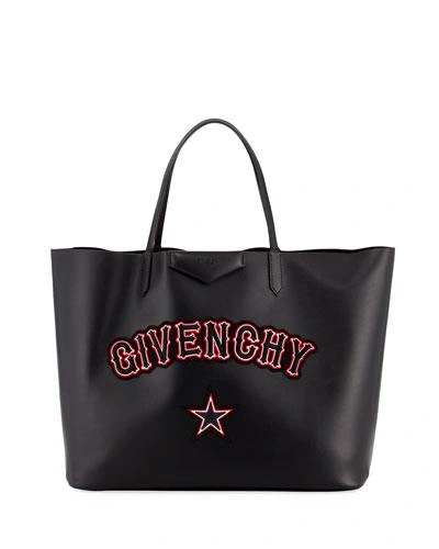 Givenchy Antigona Large Gothic Calf Shopper Tote Bag In Black | ModeSens