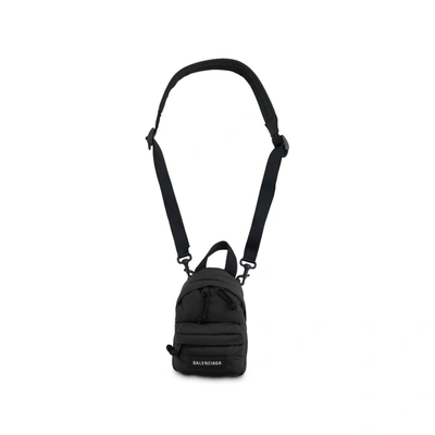 Balenciaga Mini Explorer Backpack In Black | ModeSens