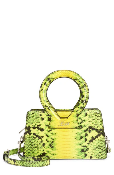 Luar Small Ana Python Embossed Leather In Green Multi | ModeSens