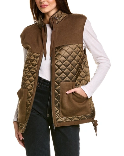 Renuar Quilted Vest In Green | ModeSens