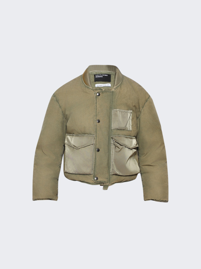 Enfants Riches Deprimes Next Exit Military Puffer Jacket In Olive Green ...