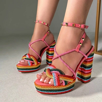 Exe' Women's Brianna Heels In Multi | ModeSens