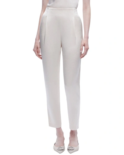 Alice And Olivia Jessica Slim Pants In White | ModeSens