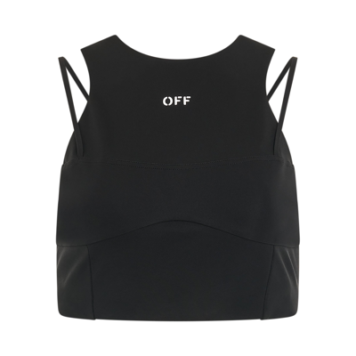 Off-white Laceup Harness Bra | ModeSens