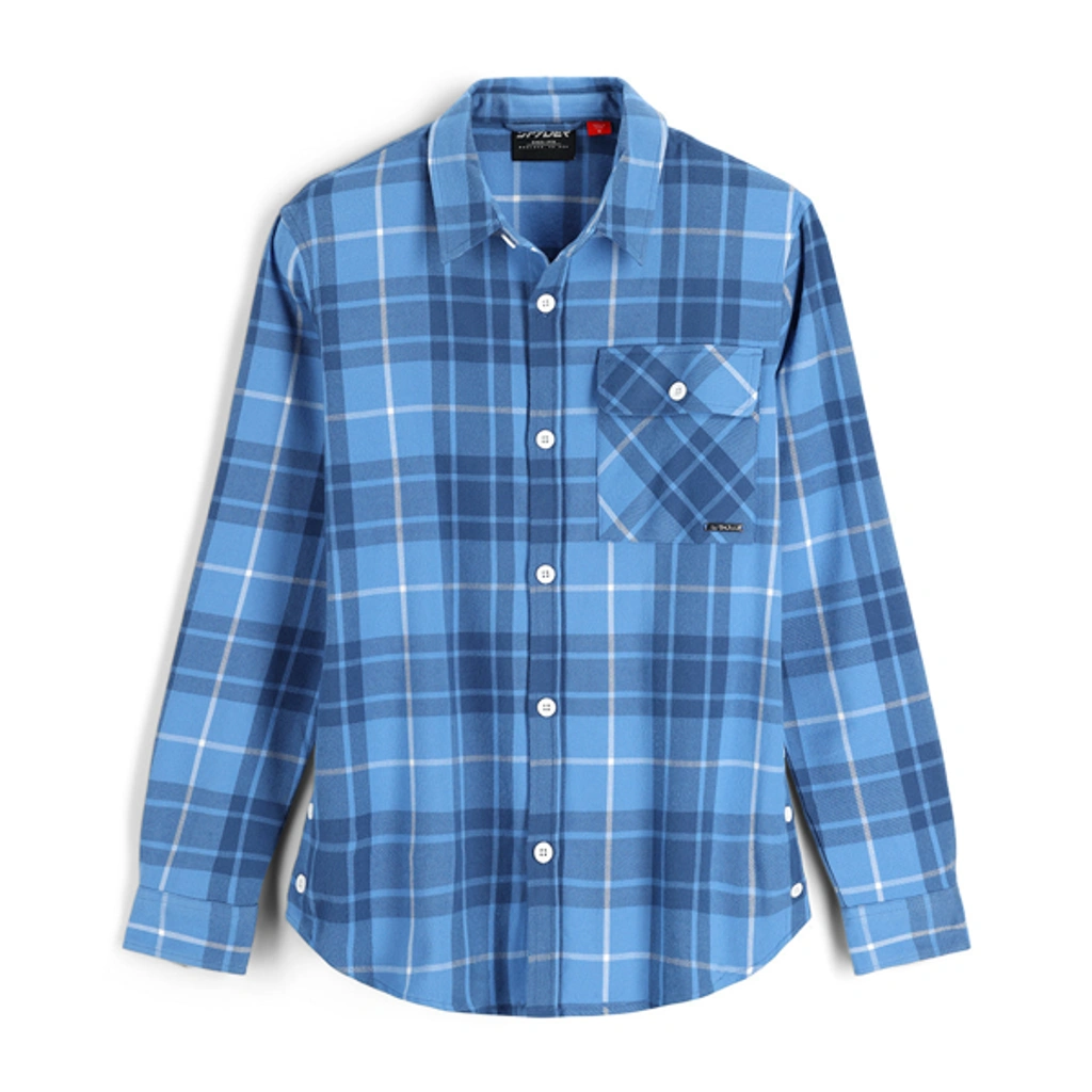 Spyder Womens Fab Flannel - Blue Plaid | ModeSens