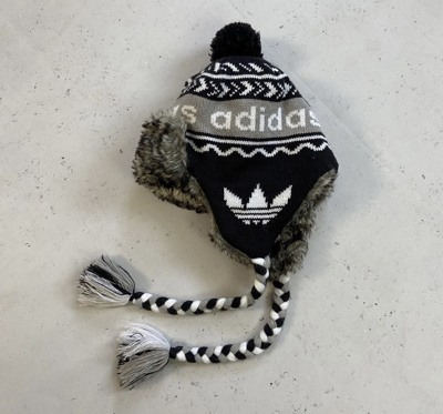Pre-owned Adidas Originals Hat Cell Vintage Trapper Wool Cap Y2k In ...