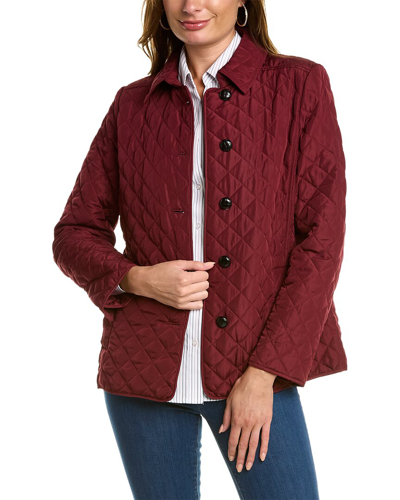 Jones New York Diamond Quilt Jacket In Red | ModeSens