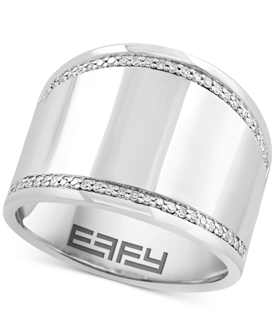 Effy Collection Effy Diamond Wide Statement Ring (1/6 Ct. T.w.) In ...