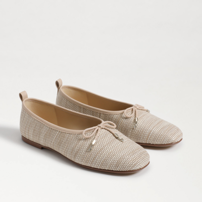 Sam Edelman Ari Ballet Flat Light Natural In Beige | ModeSens